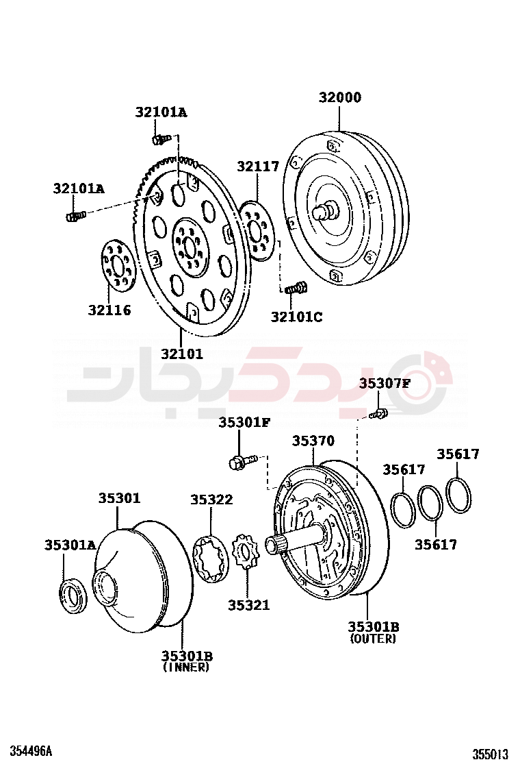 خرید قطعه کاسه نمد SEAL, OIL (FOR FRONT OIL PUMP) 9031138083 | لوازم ...